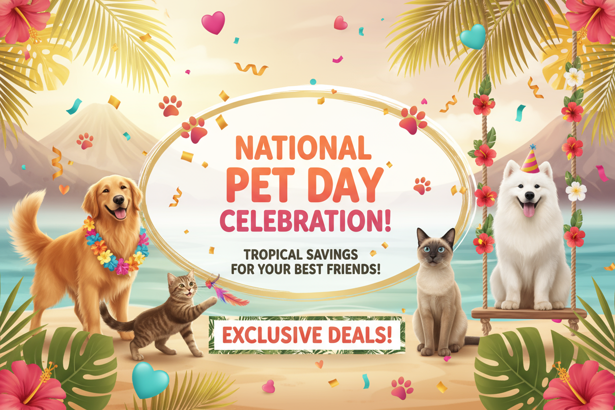 National Pet Day Exclusive Deals - Clawset Indonesia Pet Shop